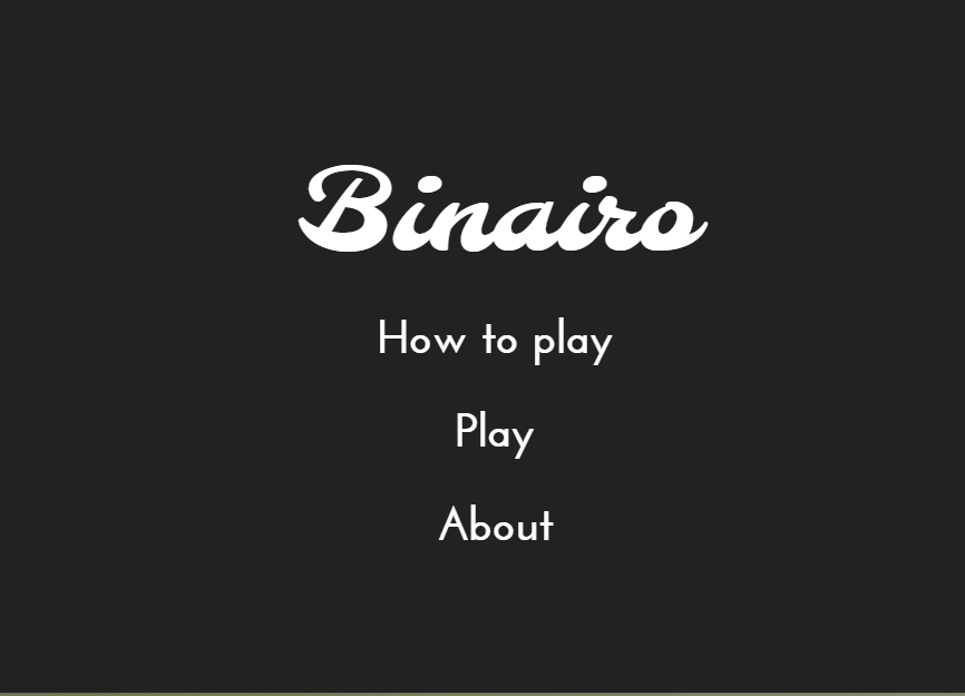 Binairo Game in JavaScript Free Source Code | SourceCodester